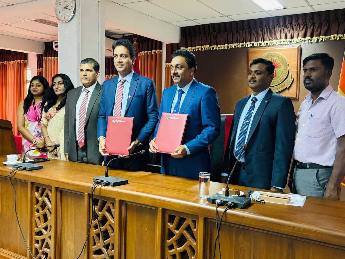 MoU Renewal Ceremony Between Eastern University, Sri Lanka and CA Sri Lanka | Faculty of ...